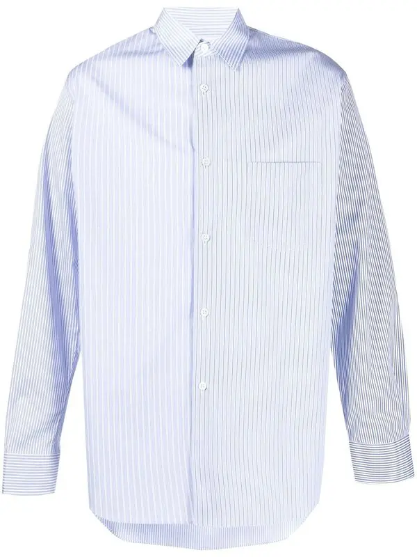 Comme Des Garçons Forever Multi-stripe Shirt - Blue