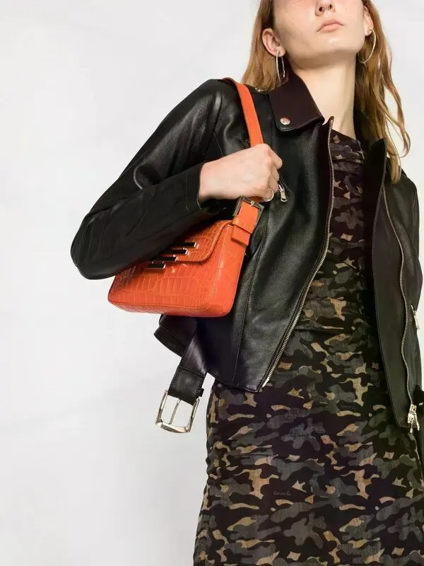 Patrizia Pepe Long Sleeve Biker Jacket