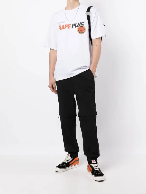 AAPE BY *A BATHING APE Moonface Graphic-print T-shirt