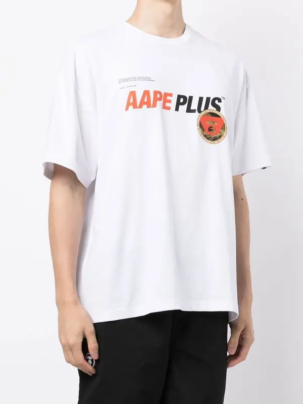 AAPE BY *A BATHING APE Moonface Graphic-print T-shirt