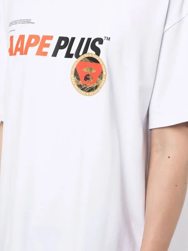 AAPE BY *A BATHING APE Moonface Graphic-print T-shirt