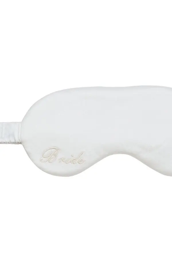 FLEUR DU MAL Bridal Silk Eye Mask - Neutral
