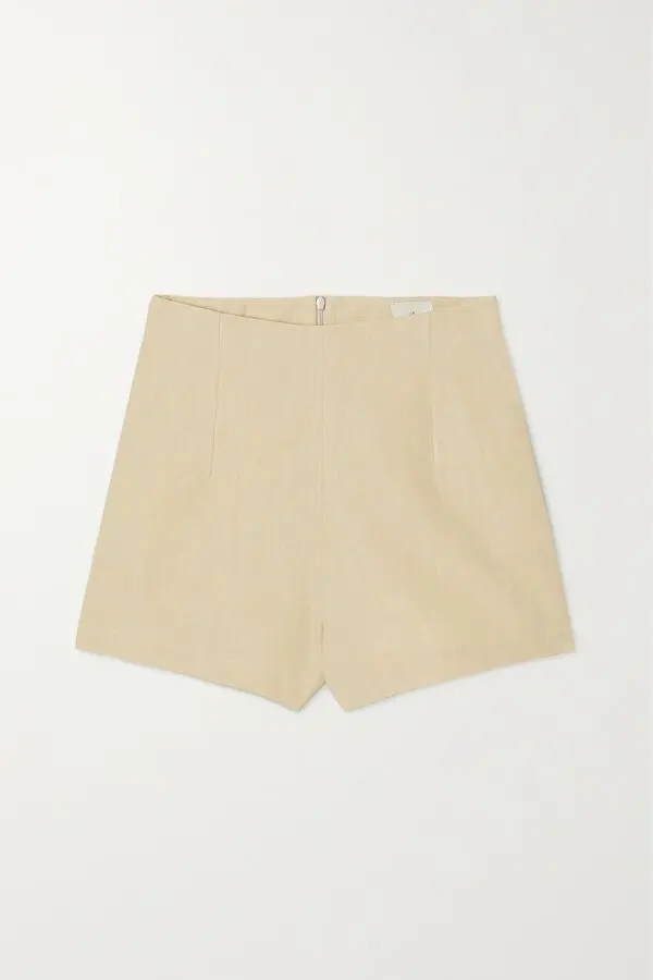 Le Kasha Net Sustain Ezbet Organic Linen Shorts