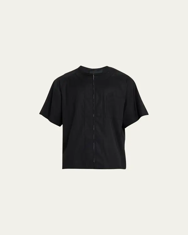 3.1 Phillip Lim Zip-front Baseball Shirt
