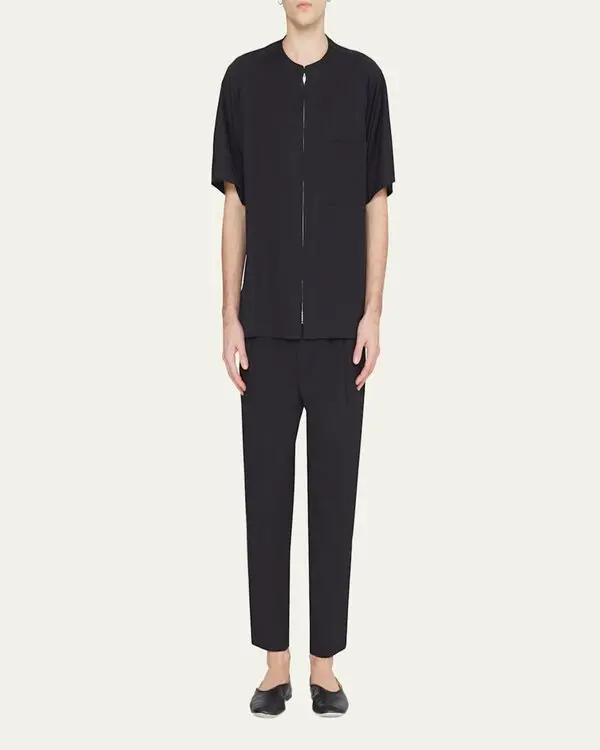 3.1 Phillip Lim Zip-front Baseball Shirt