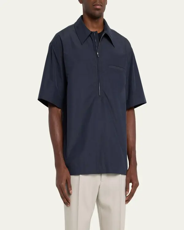 3.1 Phillip Lim Half-zip Popover Shirt