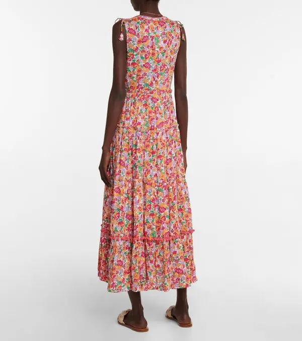Poupette St Barth Ivy Tiered Maxi Dress