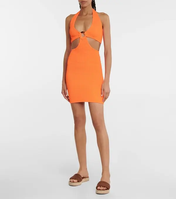 Hunza G Cecile Cutout Minidress