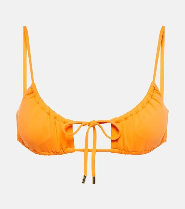 Melissa Odabash Cutout Bikini Top - Orange