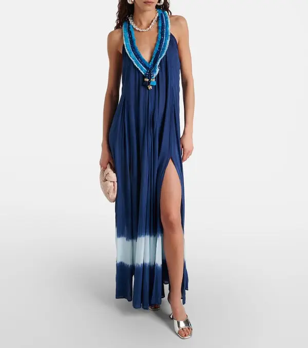 Poupette St Barth Nava Floral Maxi Dress