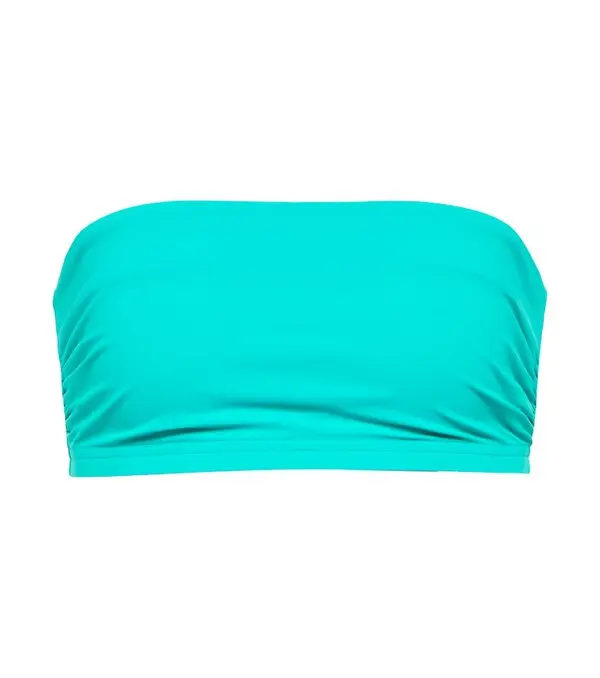 KARLA COLLETTO Basics Bandeau Bikini Top - Blue