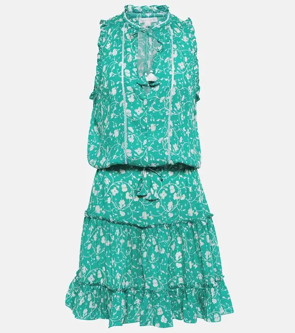 Poupette St Barth Clara Floral Minidress - Multicoloured