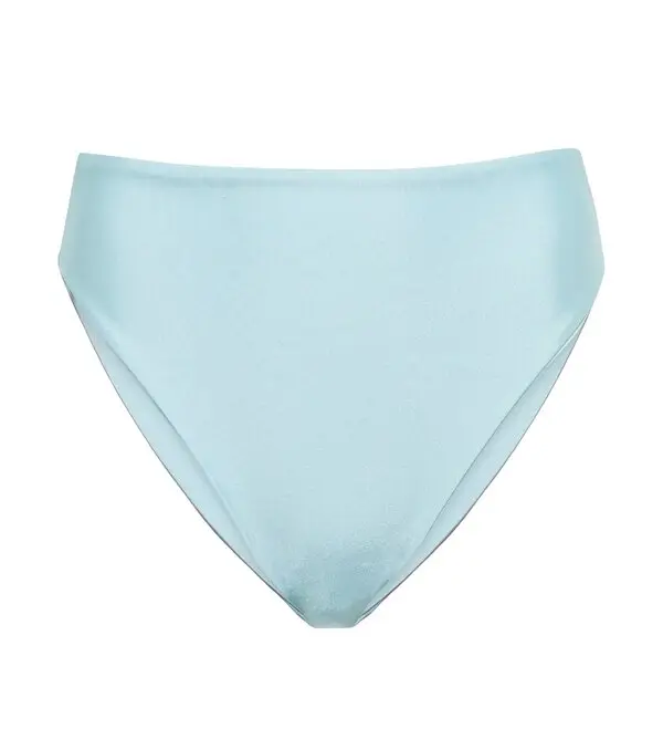 Jade Swim Incline High-rise Bikini Bottoms - Blue