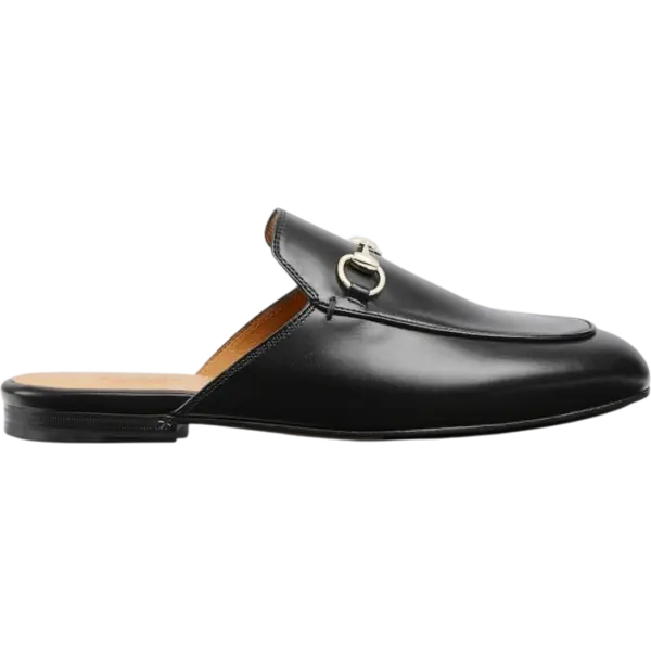 Gucci Princetown Leather Slipper - Black