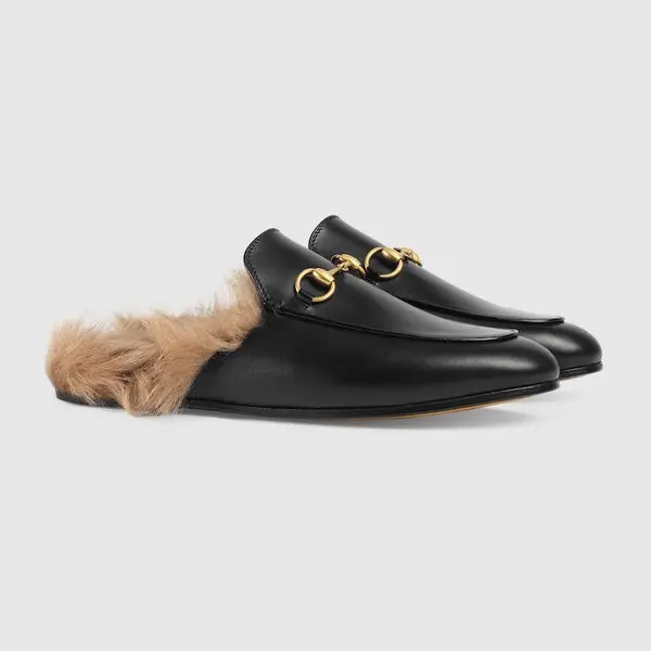 Gucci 2015 Re-edition Princetown Leather Slipper