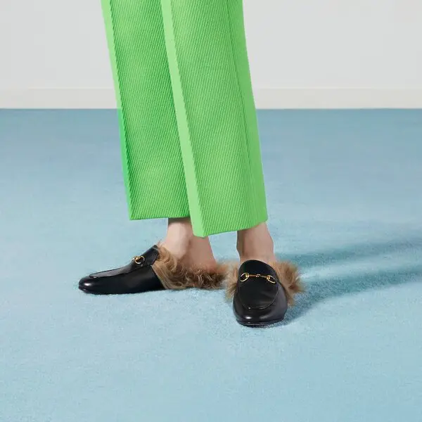 Gucci 2015 Re-edition Princetown Leather Slipper