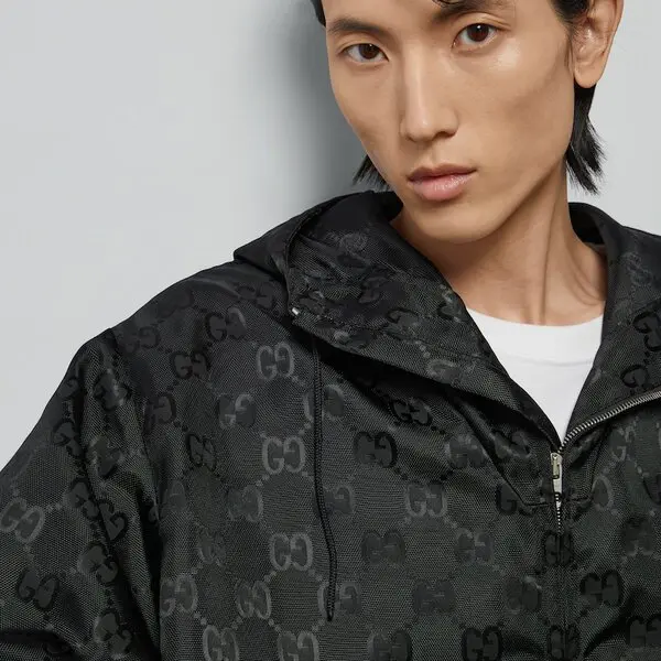 Gucci Off The Grid Hooded Jacket Ready-To-Wear - Black | Editorialist