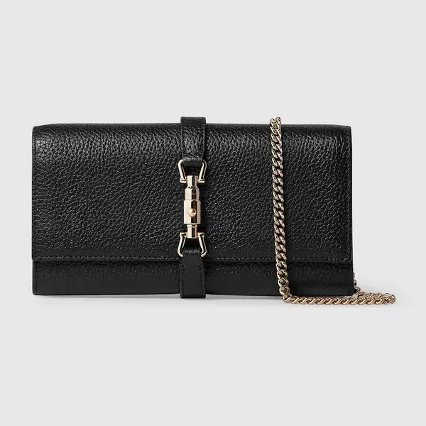 Gucci Jackie 1961 Chain Wallet - Black