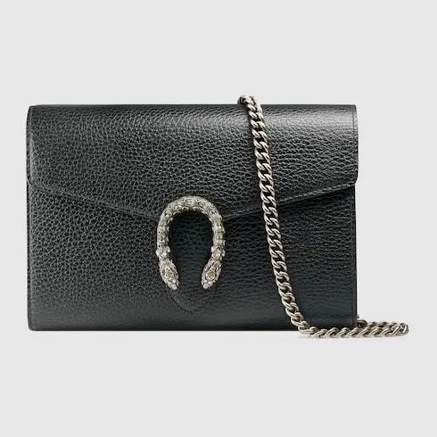 Gucci Dionysus Wallet On Chain Leather