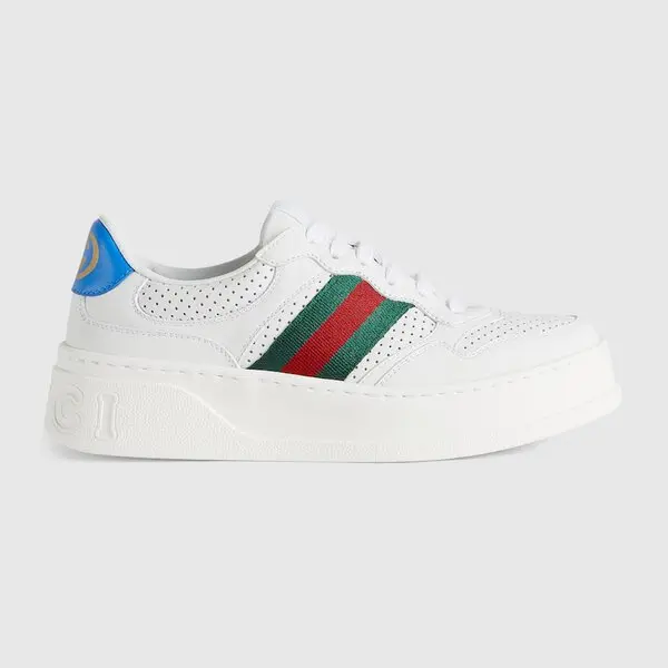 Gucci Sneaker With Web Leather