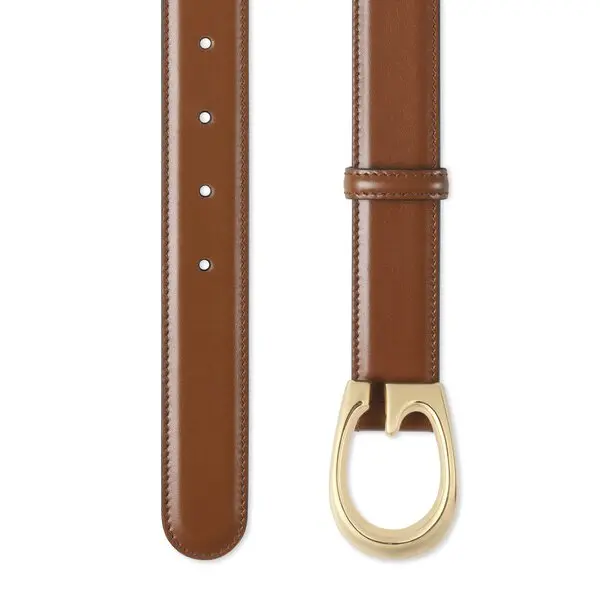 Gucci Thin Belt With G Buckle