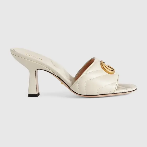 Gucci Double G Slide Sandal Leather