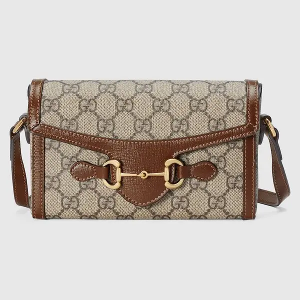 Gucci Horsebit 1955 Mini Crossbody Bag - Beige