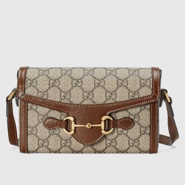 Gucci Horsebit 1955 Mini Crossbody Bag - Beige