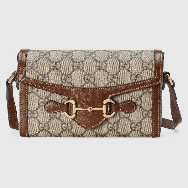 Gucci Horsebit 1955 Mini Crossbody Bag - Beige
