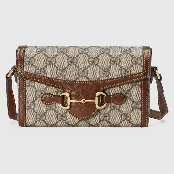 Gucci Horsebit 1955 Mini Crossbody Bag - Beige