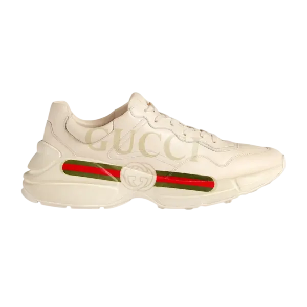 Gucci Rhyton Sneaker With Logo - White