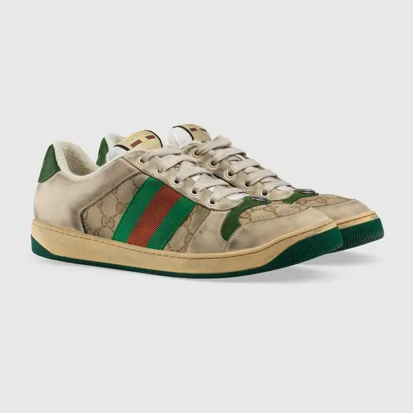 Gucci Gg Screener Sneakers - Beige