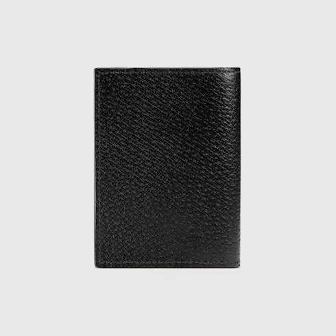 Gucci Gg Marmont Card Case Leather - Black Leather