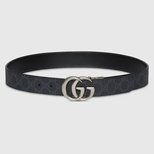 Gucci Gg Marmont Reversible Belt - Black