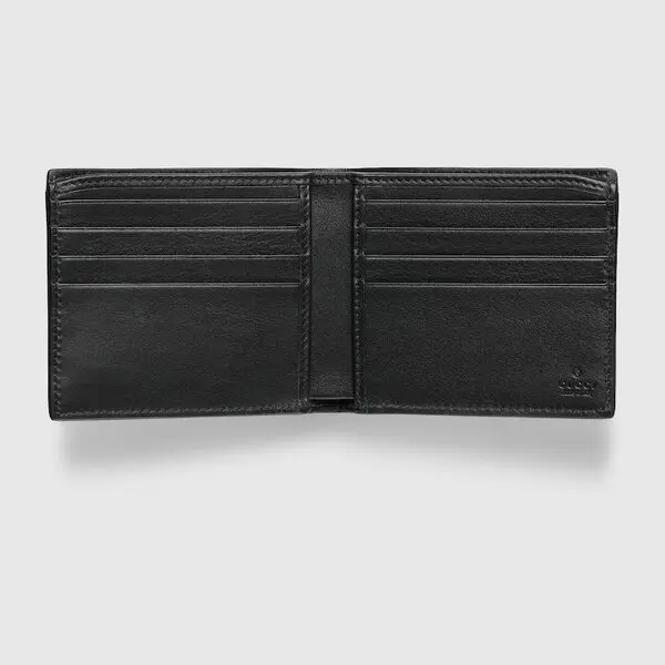 Gucci Gg Marmont Bi-fold Wallet Leather - Black