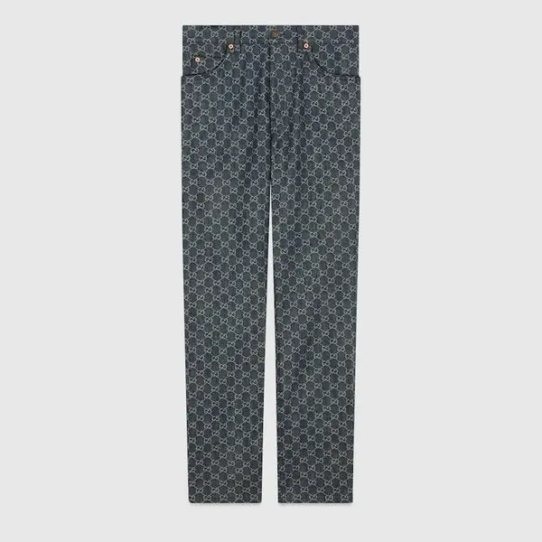 Gucci Washed Gg Denim Pant Ready-to-wear