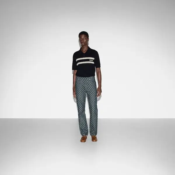 Gucci Washed Gg Denim Pant Ready-to-wear