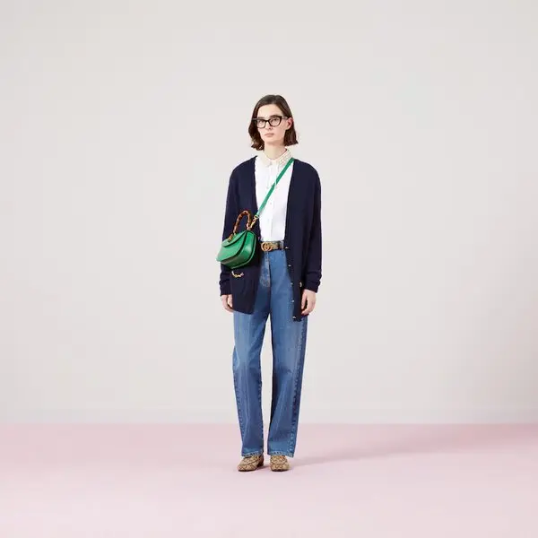 Gucci Cashmere Cardigan With Chain Detail