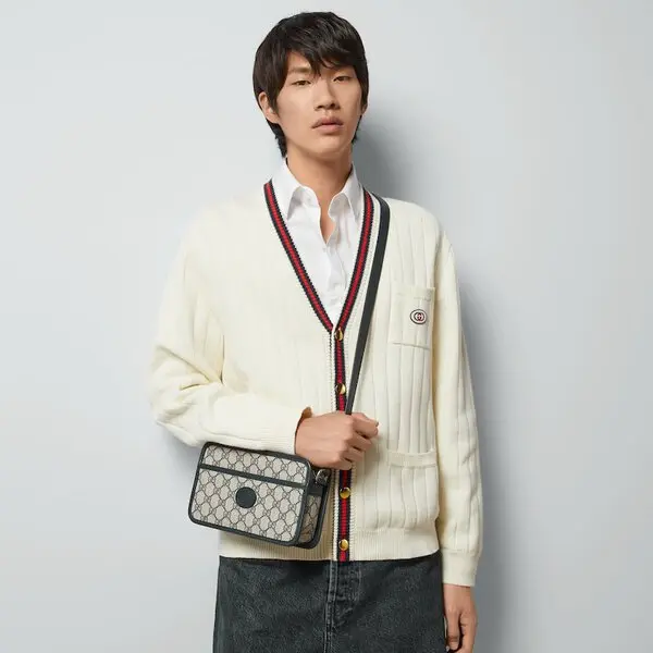 Gucci Mini Bag With Interlocking G Gg Canvas