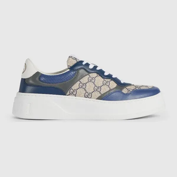 Gucci Gg Supreme Chunky Sneakers - Blue