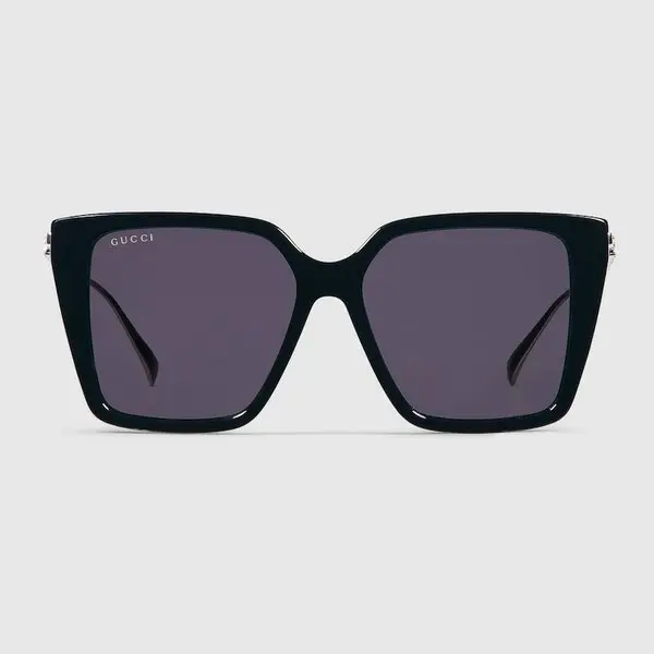 Gucci Square Frame Sunglasses - Black