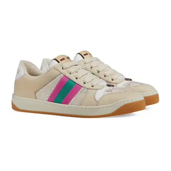 Gucci Screener Sneaker With Web