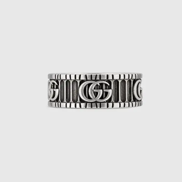 Gucci Gg Marmont Ring - Sterling Silver