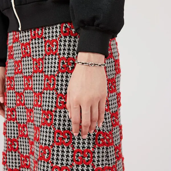 Gucci Interlocking G Chain Bracelet - Silver