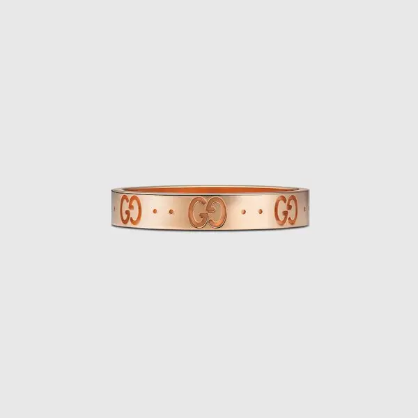Gucci Icon 18k Band - Rose Gold