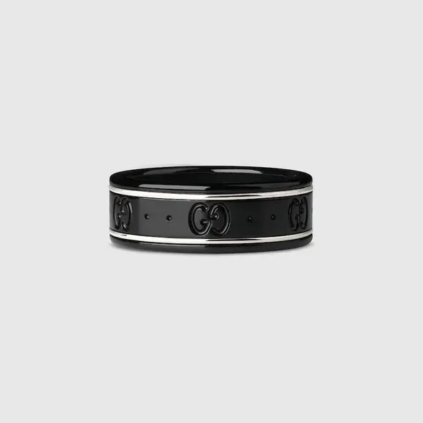 Gucci Icon 18k Band - White Gold
