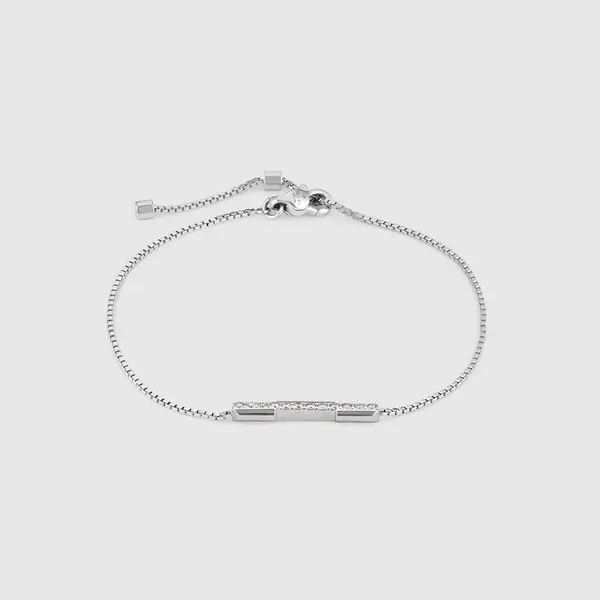 Gucci Link To Love Diamond Bracelet - White Gold