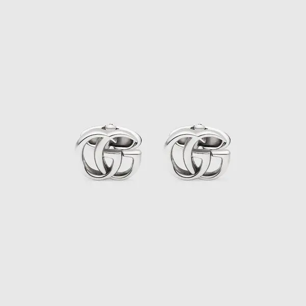 Gucci Gg Marmont Cufflinks Sterling - Silver