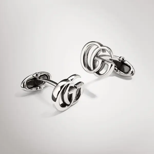 Gucci Gg Marmont Cufflinks Sterling