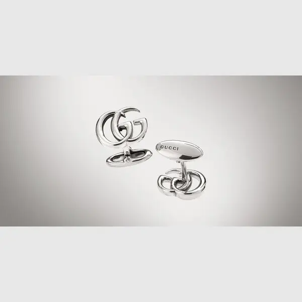 Gucci Gg Marmont Cufflinks Sterling